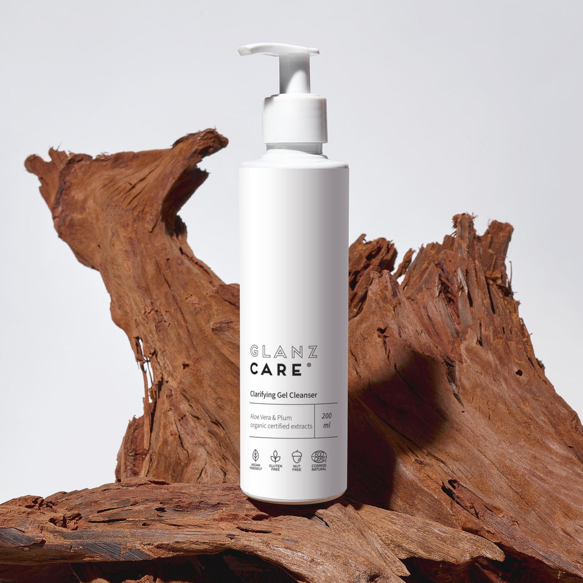 Gel Clarificante 2-en-1 Desmaquillante y Limpiador | Glanz Care